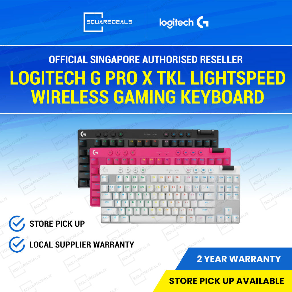 Logitech G Pro X TKL Lightspeed Wireless Gaming Keyboard — SquareDeals