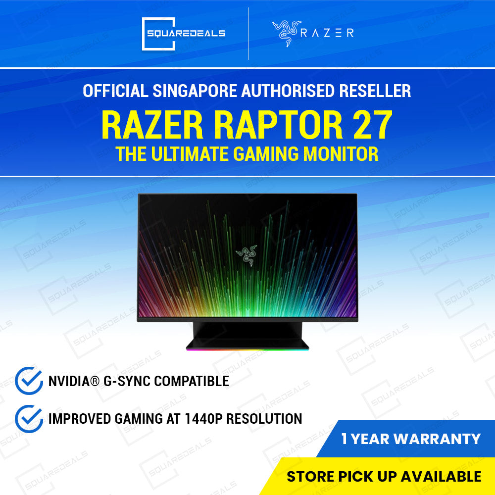 Razer Raptor 27 1440P 165 Hz The Ultimate Gaming Monitor — SquareDeals